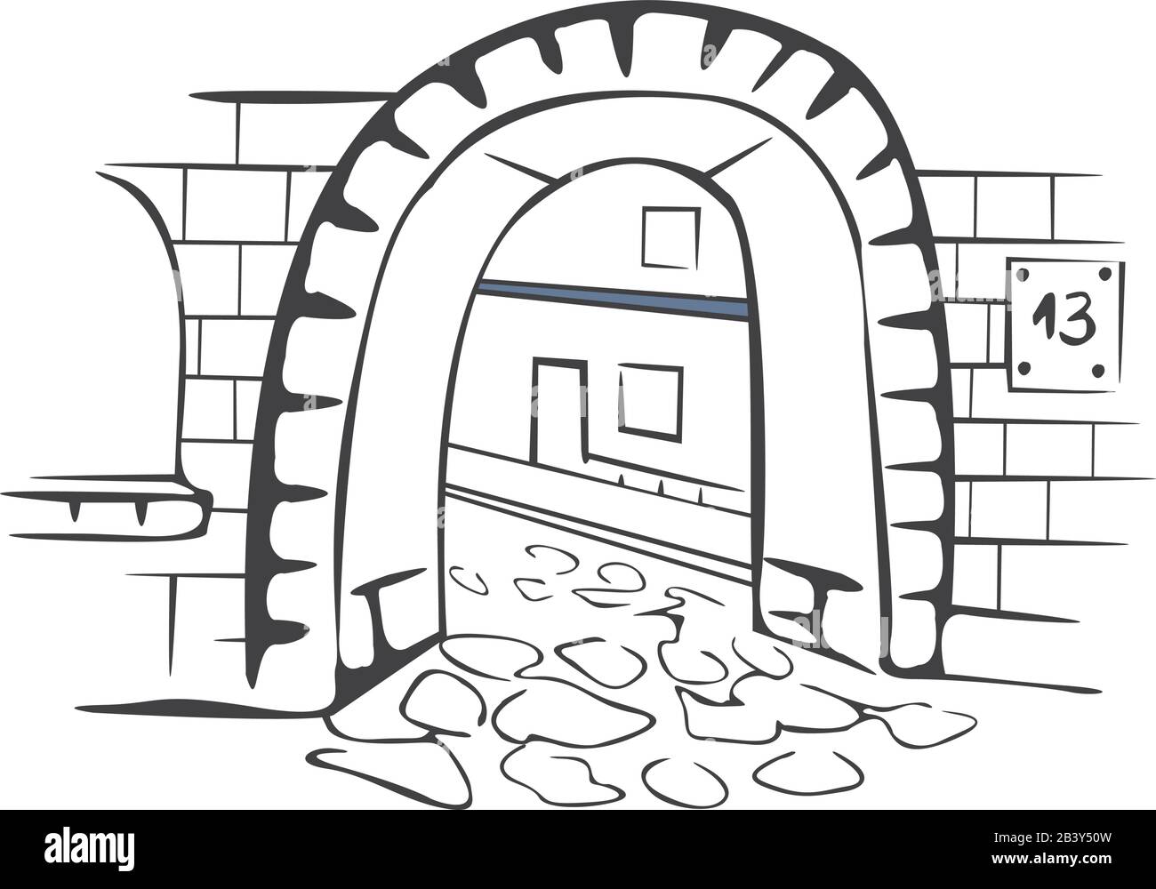 Drawing tenement hi-res stock photography and images - Alamy