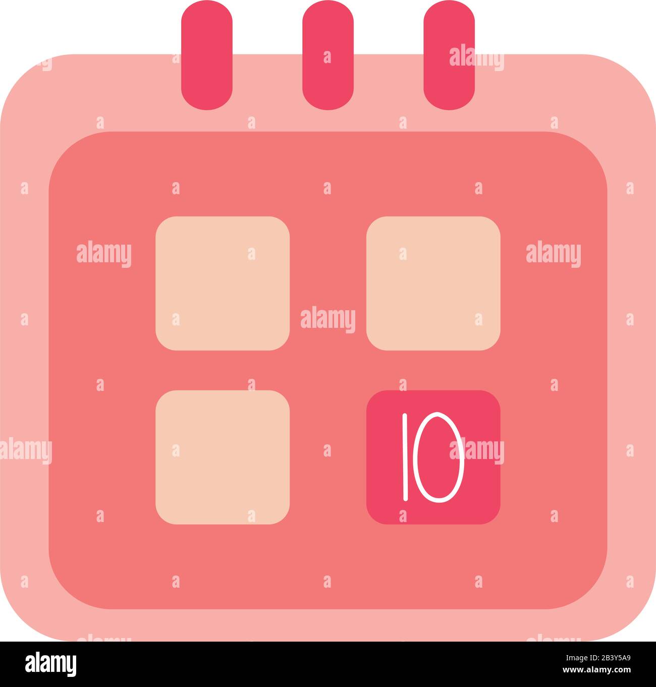 Calendar flat style icon design, Planner time event moth date day page ...