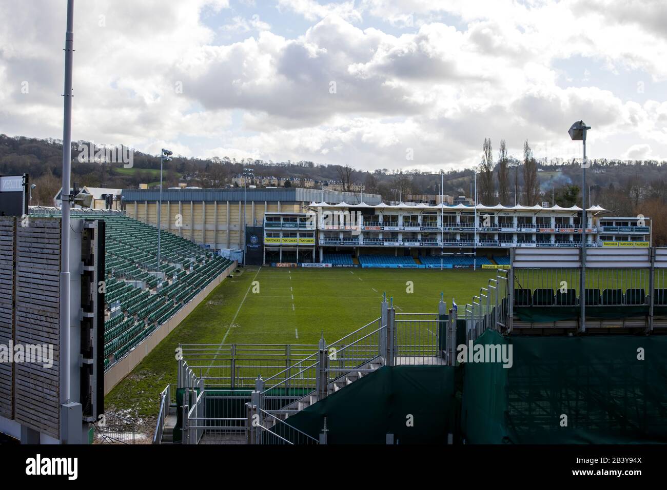 Bath Recreation Ground, Home to Bath Rugby Club Stock Photo - Alamy