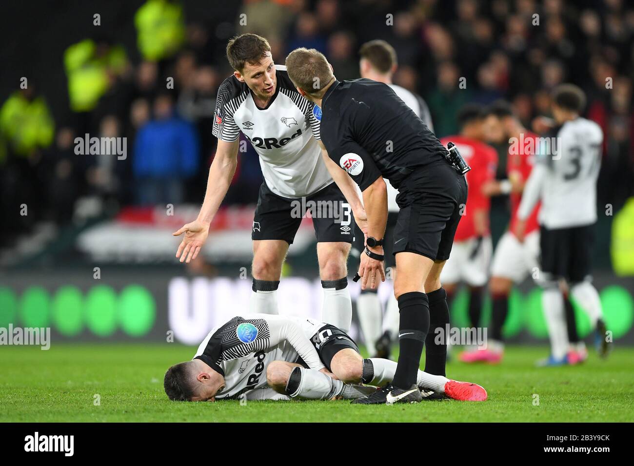 Derby county lies injured hi-res stock photography and images - Alamy