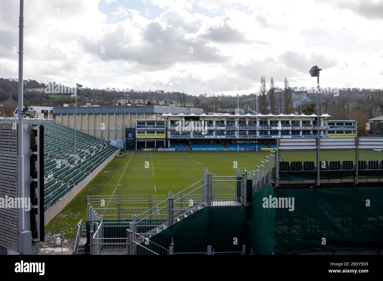 Bath Recreation Ground, Home to Bath Rugby Club Stock Photo - Alamy