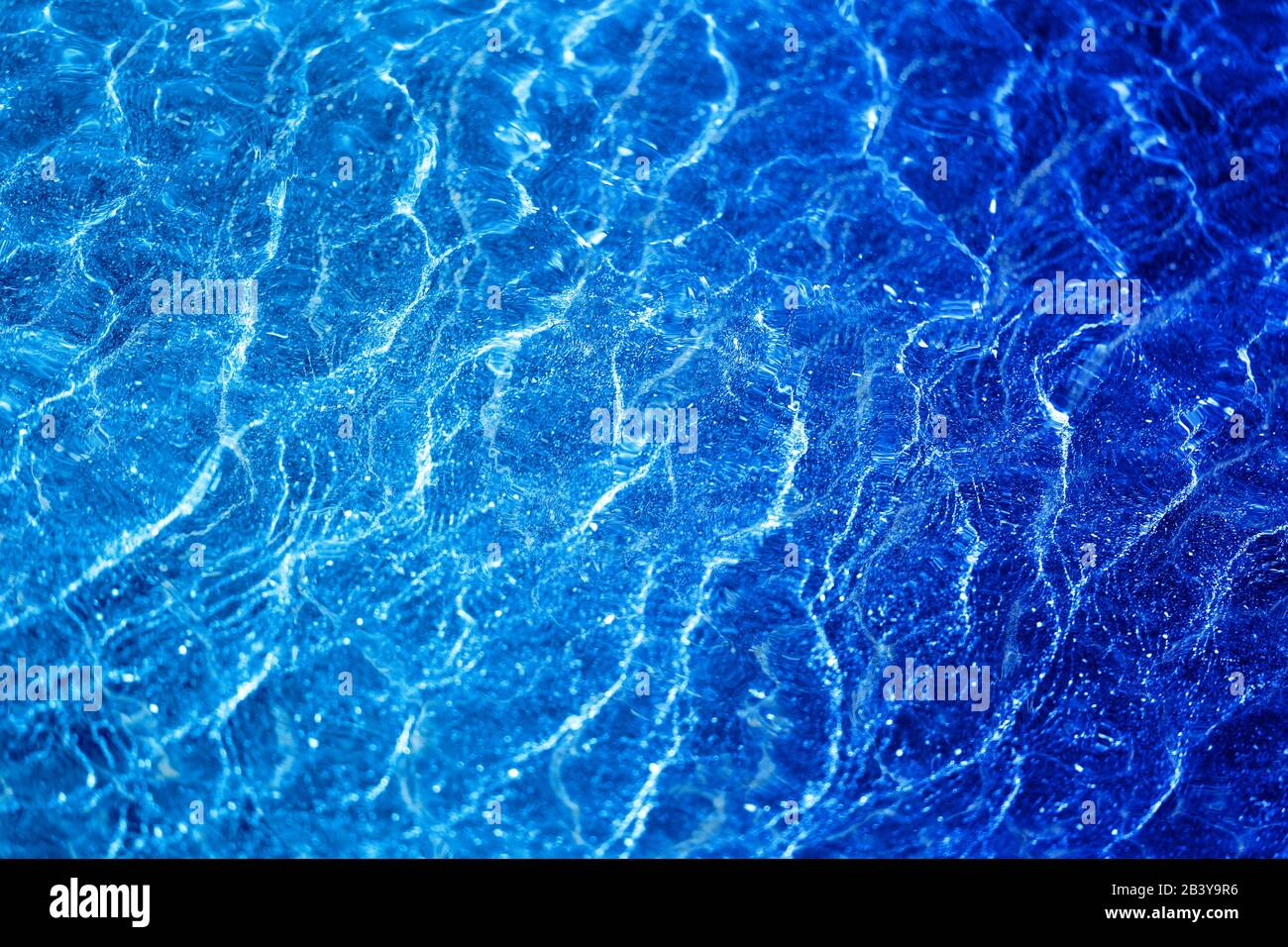 Blue transparent background photo sea water Stock Photo - Alamy