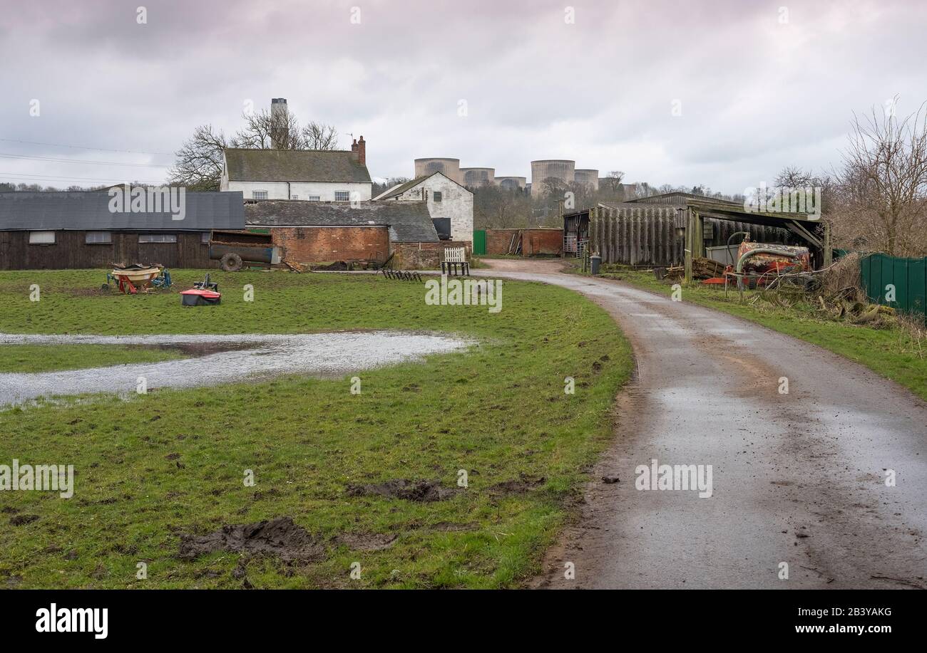 Flooded farm track hi-res stock photography and images - Alamy