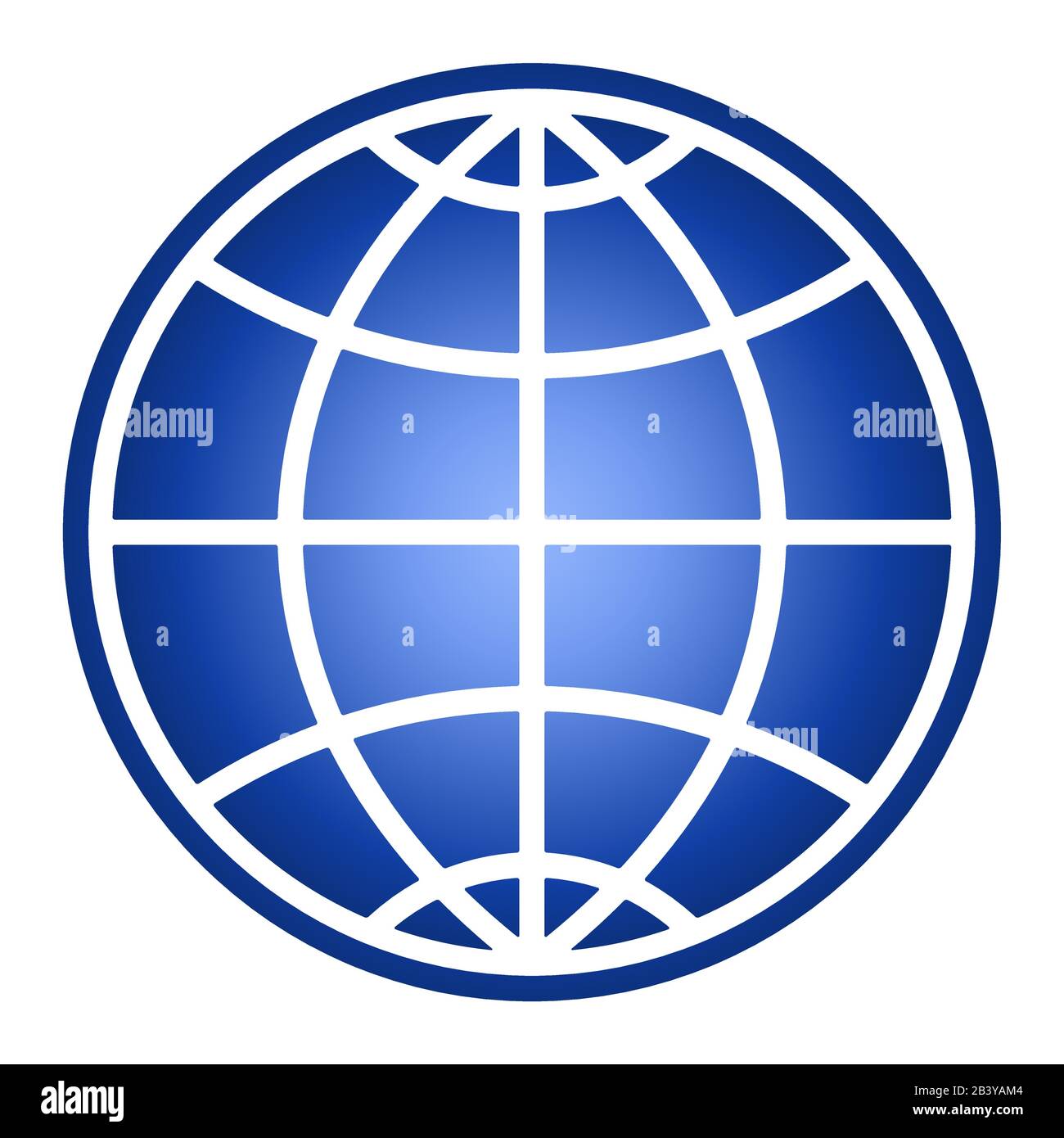 Illustration of the abstract contour globe icon Stock Vector Image ...