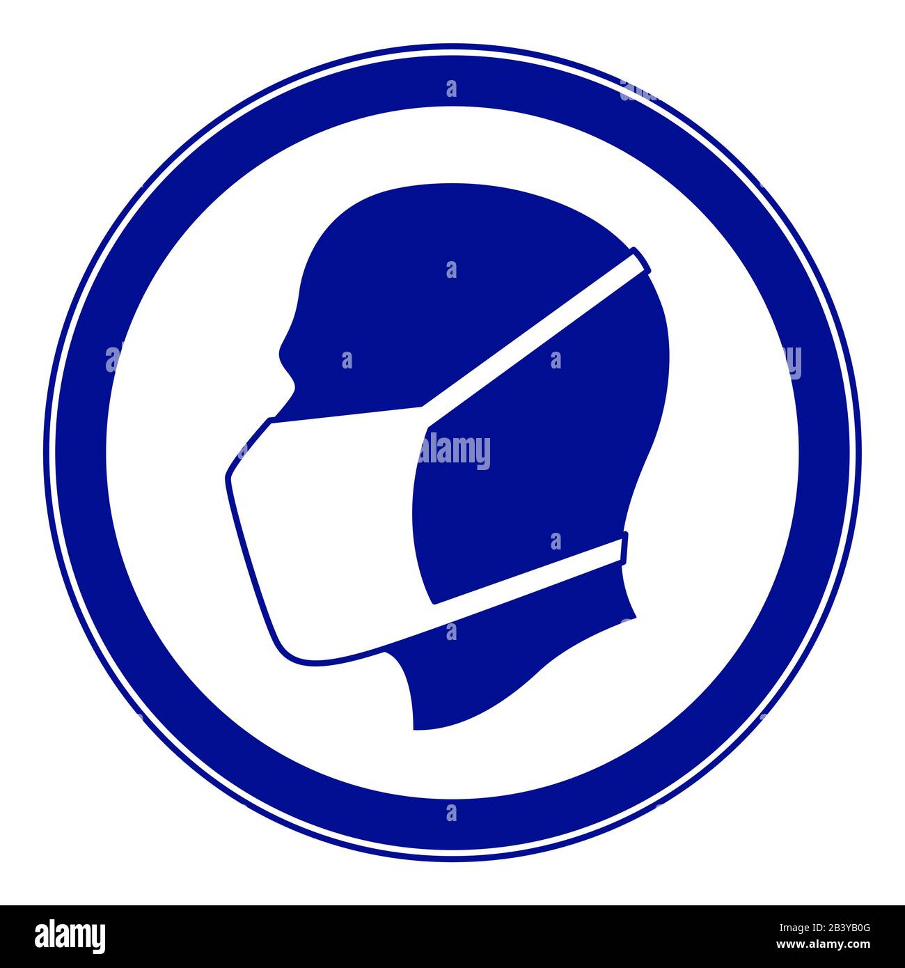 Mandatory sign vector vectors hi-res stock photography and images - Alamy