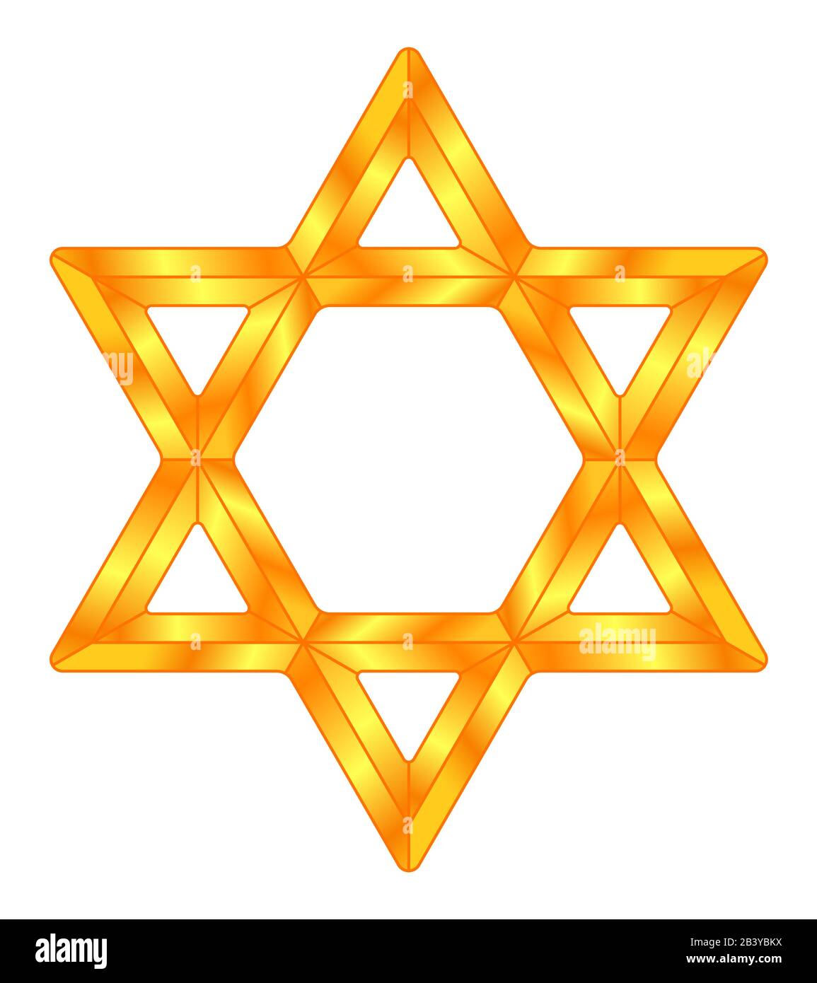 Yellow star of david Cut Out Stock Images & Pictures - Alamy