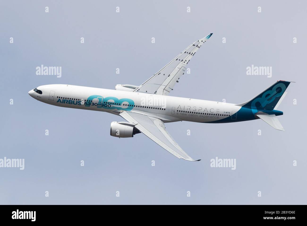 Farnborough, UK - July 17, 2018: Airbus flies the A330 NEO at the ...