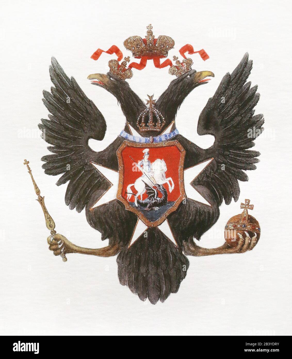 The State Emblem of the Russian Empire under the Emperor Paul I ...