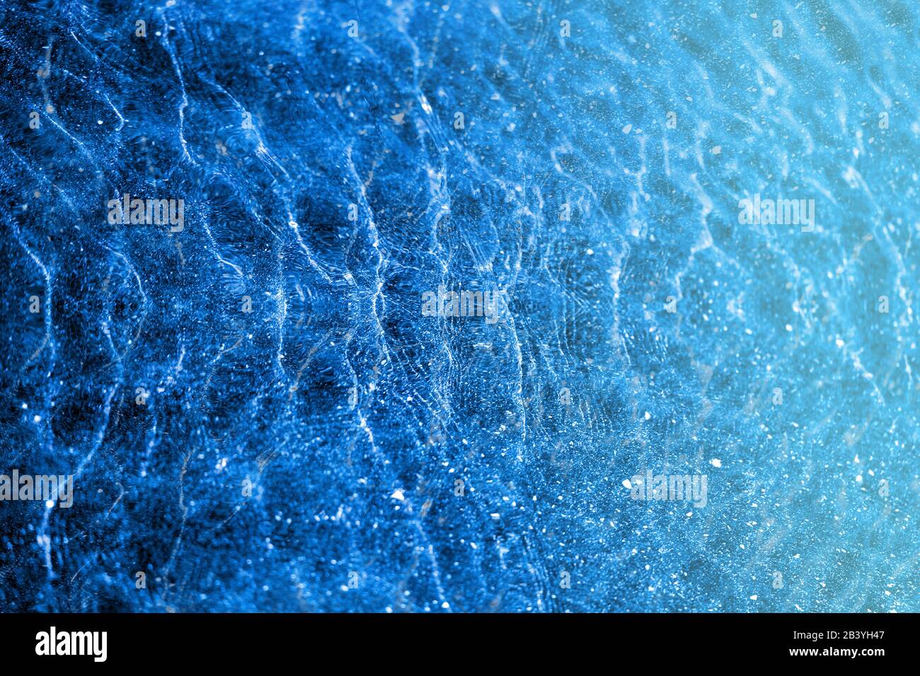 Blue transparent background photo sea water Stock Photo - Alamy