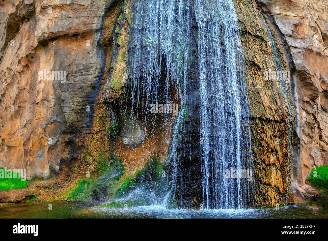 tropical waterfall , natural cascade with fresh water Stock Photo - Alamy