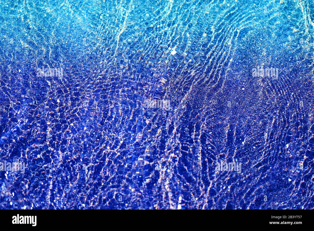 Blue transparent background photo sea water Stock Photo - Alamy