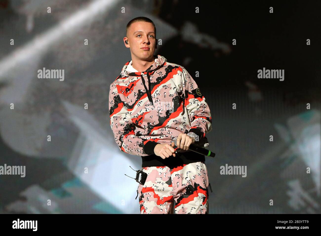 Aitch on stage at the Global Awards 2020 with Very.co.uk at London's ...