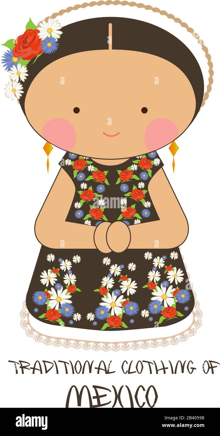 Children south america native costume Cut Out Stock Images & Pictures - Alamy