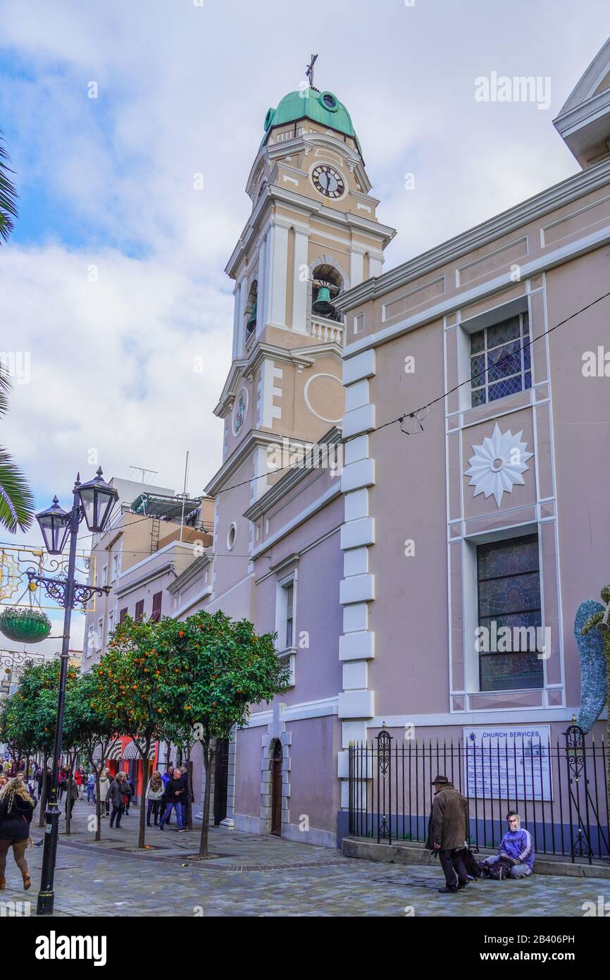 Gibraltar, UK - January 7, 2020: The Cathedral of Saint Mary the ...