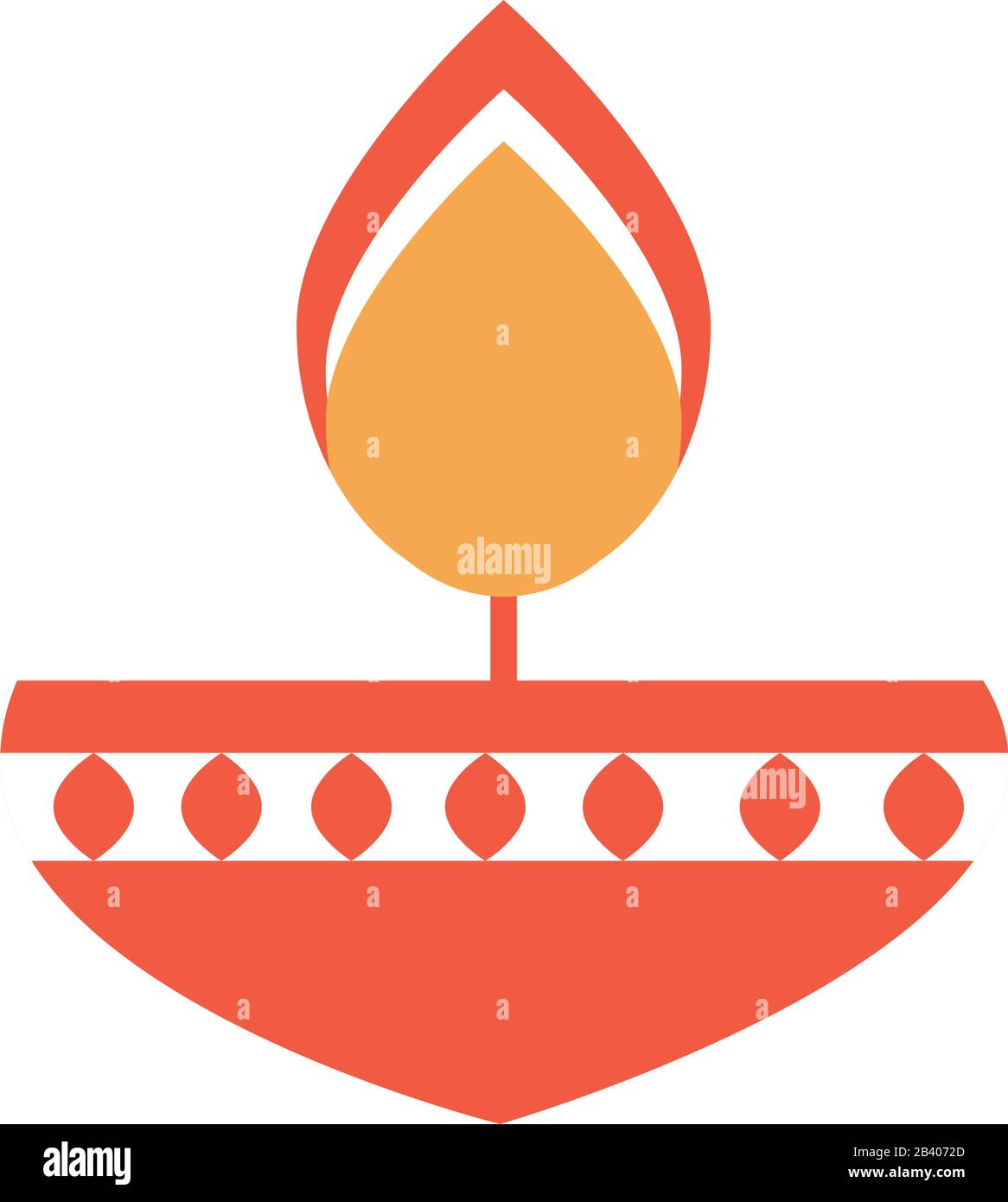 burning candle ramadan arabic islamic celebration vector illustration ...
