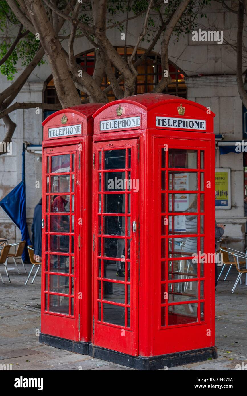 British telephone box spain hi-res stock photography and images - Alamy