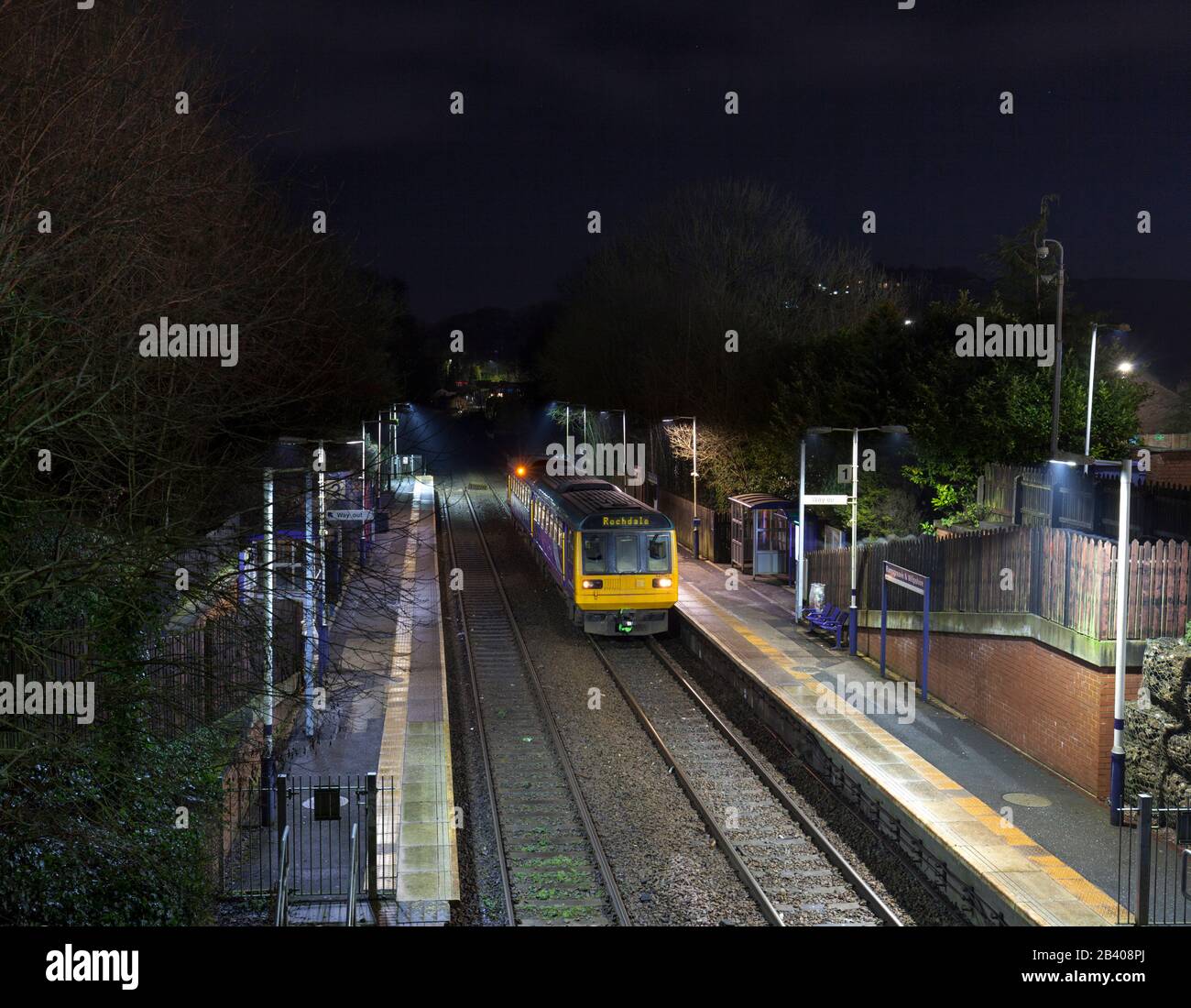 Northern rail class 142 pacer train 142043 calling at the small ...