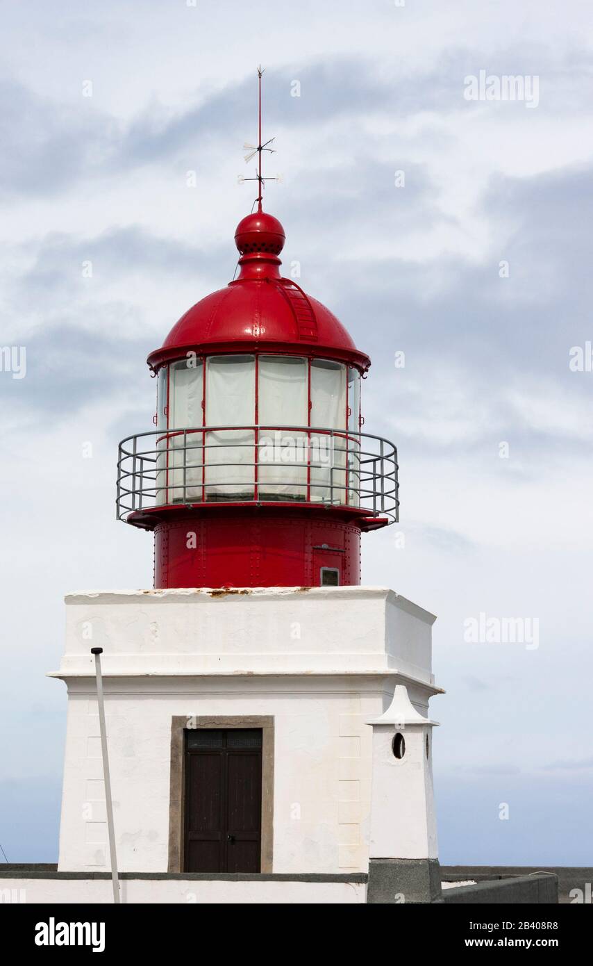 The photo shows a lighthouse on the Atlantic island madeira Stock Photo ...