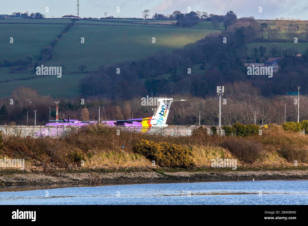 Final flybe flight belfast hi-res stock photography and images - Alamy