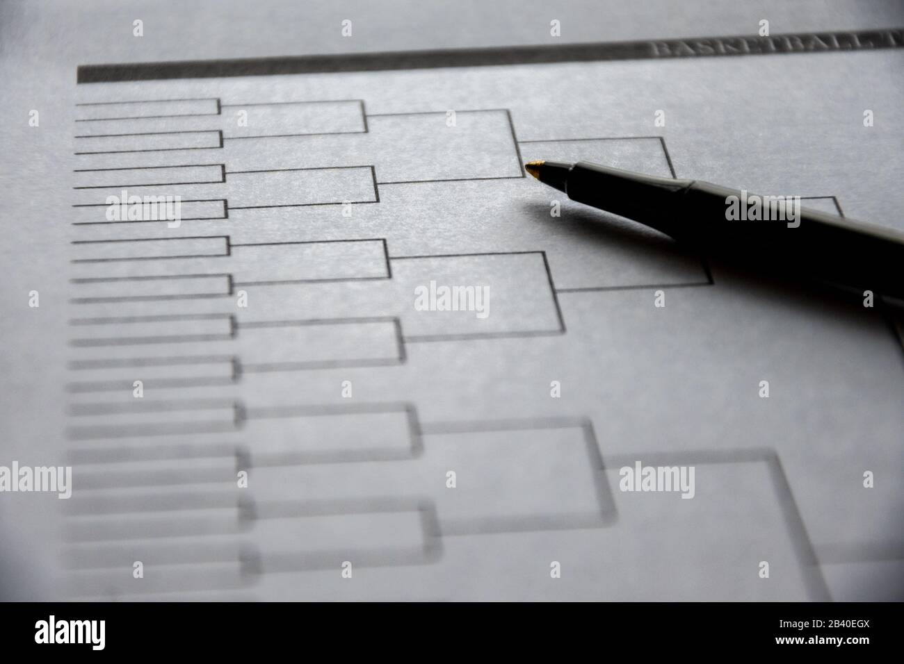 Blank basketball grid on white paper Stock Photo - Alamy