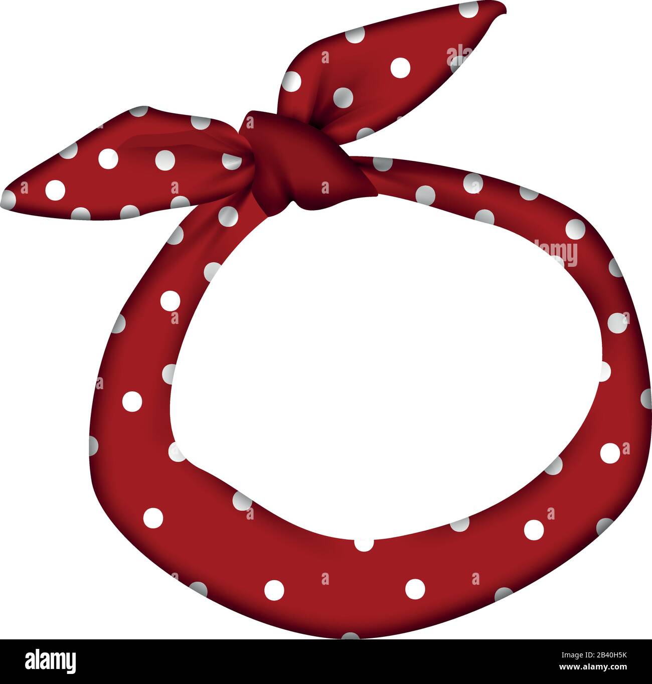 Red Headband Stock Vector Images Alamy