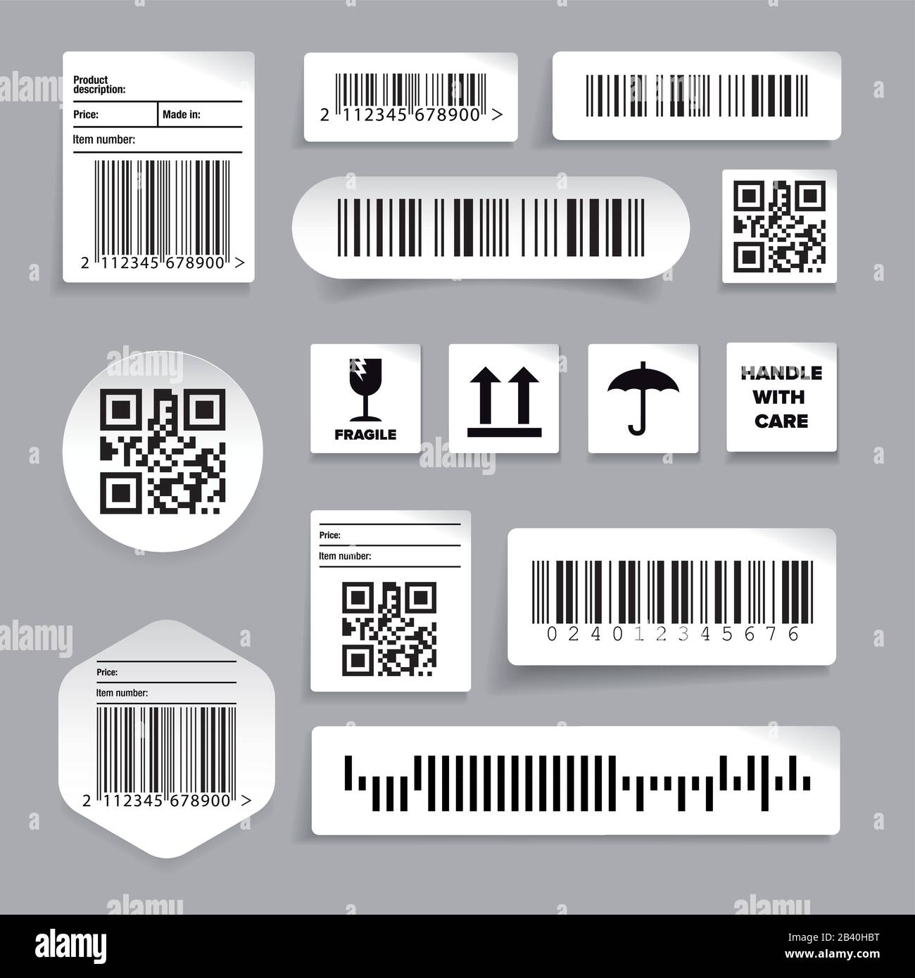 Scan me sticker hi-res stock photography and images - Alamy