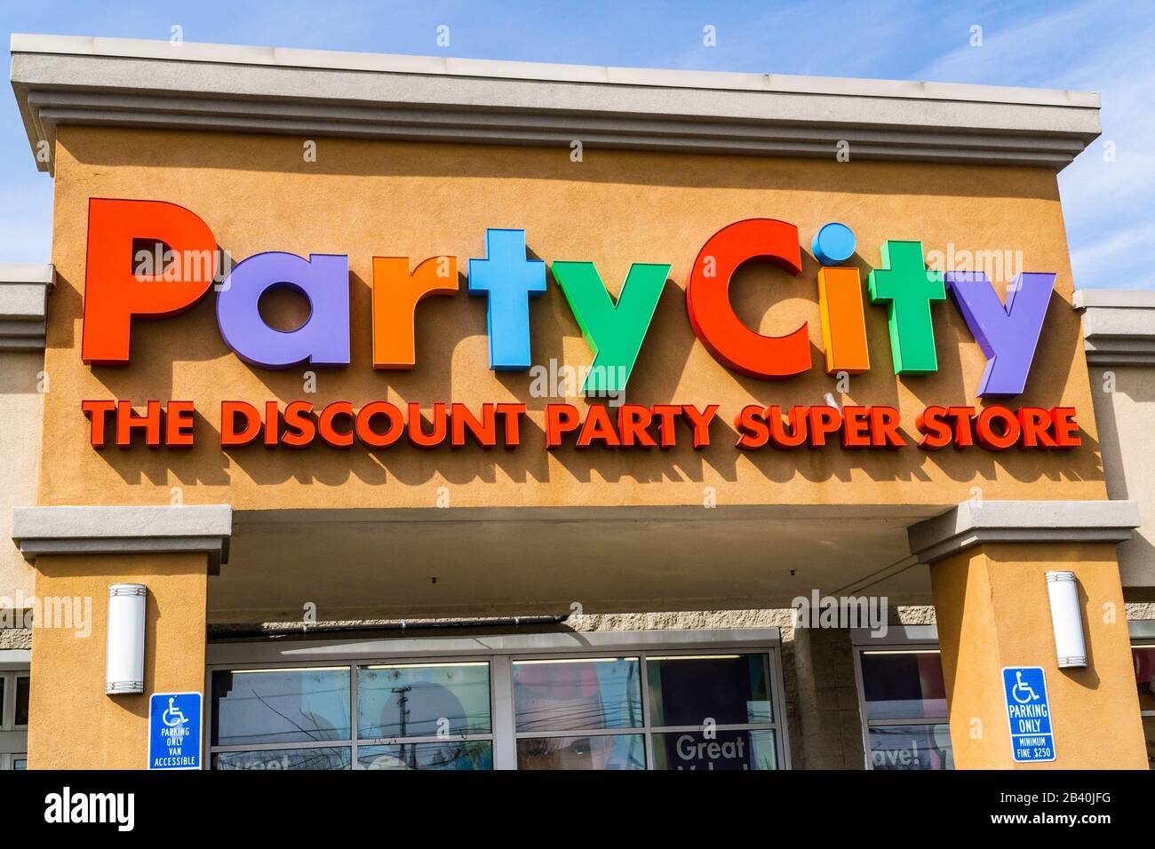 Party City in Modesto California USA Stock Photo - Alamy