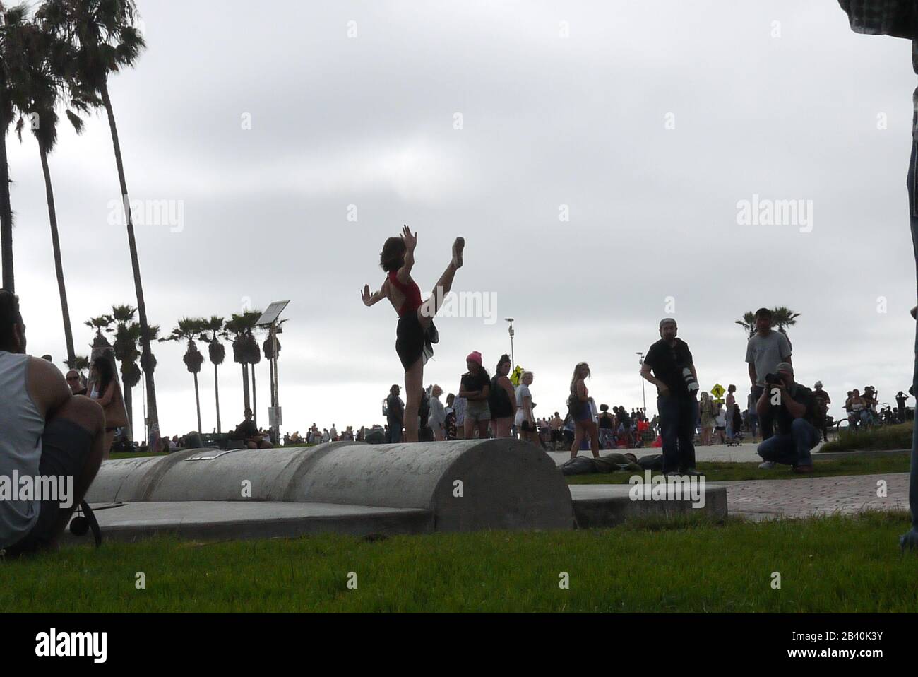 In and around Muscle Beach in Southern California Stock Photo - Alamy