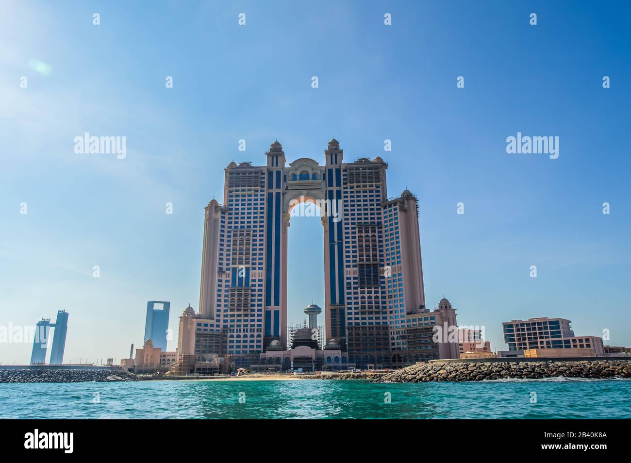 Abu Dhabi cityscape during day time in UAE United Arab Emirates Stock ...