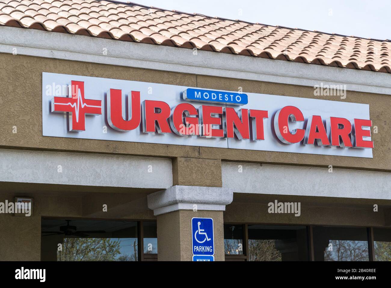 An Urgent Care facility in a strip mall in Modesto California USA Stock ...