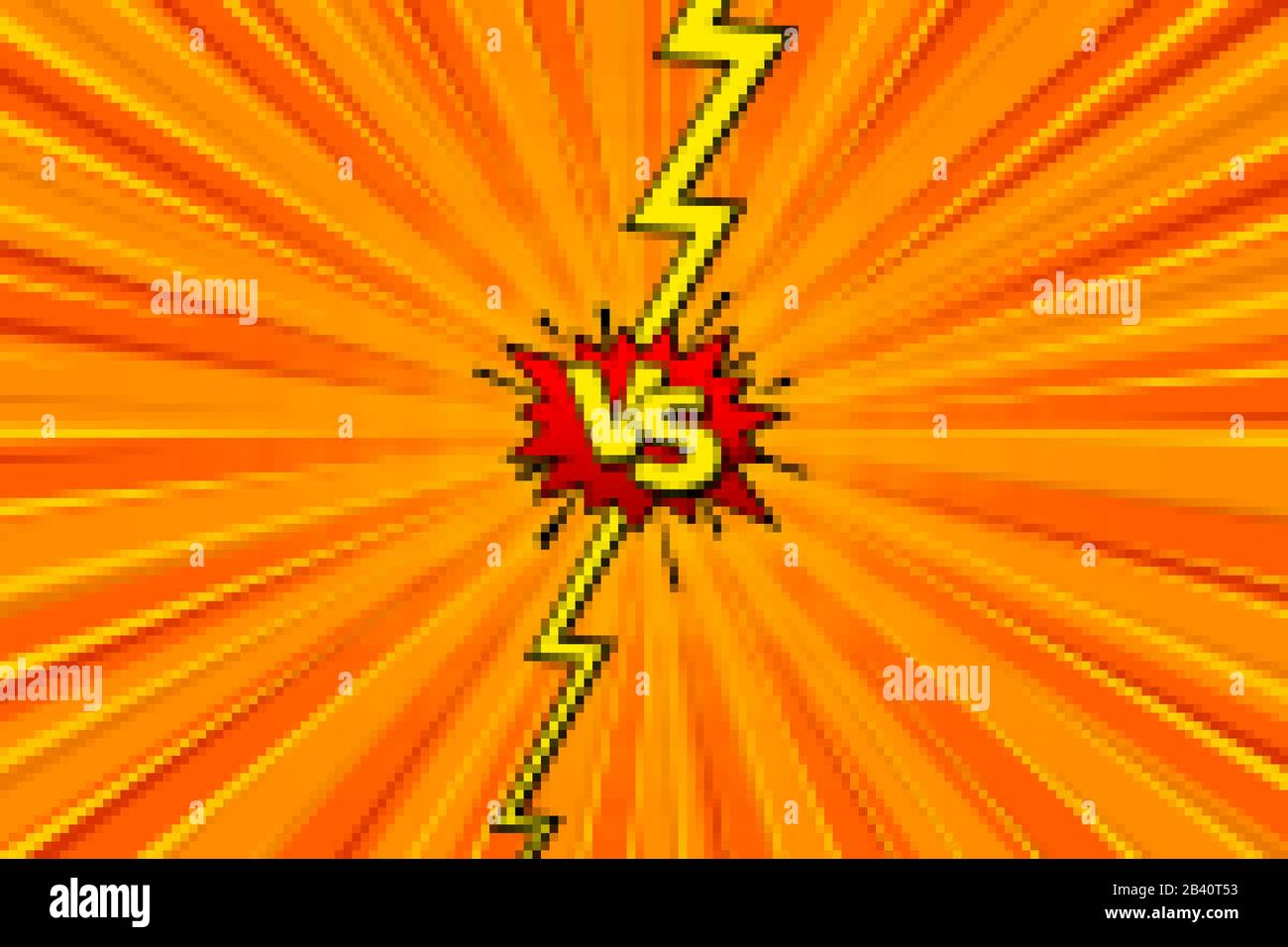 Cartoon comic background. Fight versus. Comics book colorful ...