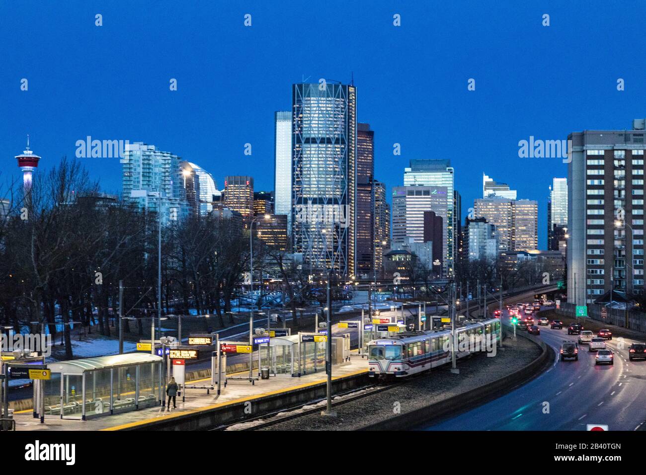 C train calgary hi-res stock photography and images - Alamy