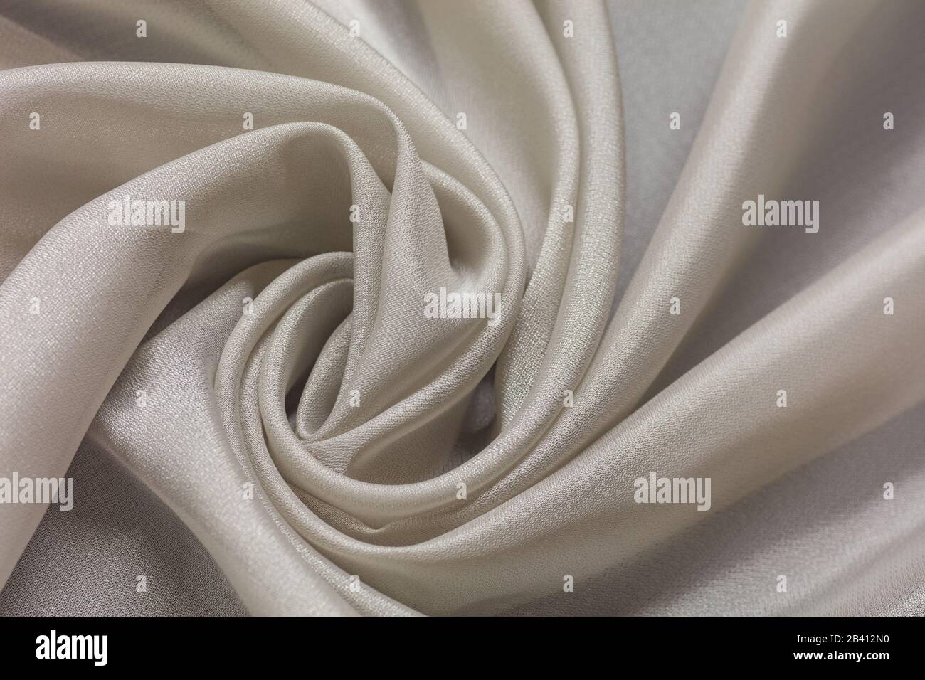 Shiny white cloth background white curly background Stock Photo - Alamy