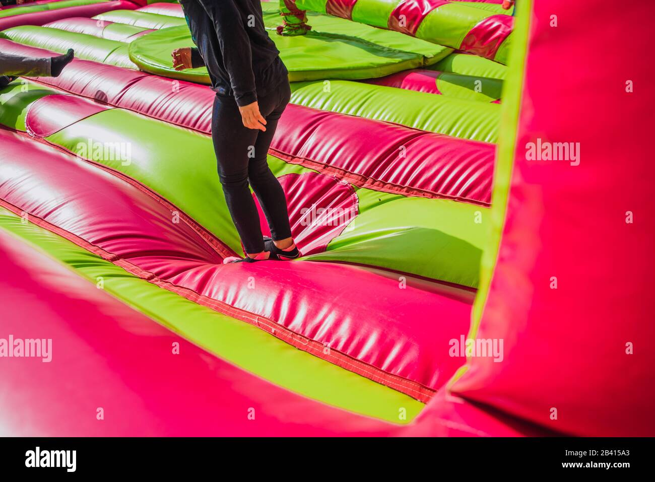 Inflatable jumping bouncing bounce children kids jump house child fun ...