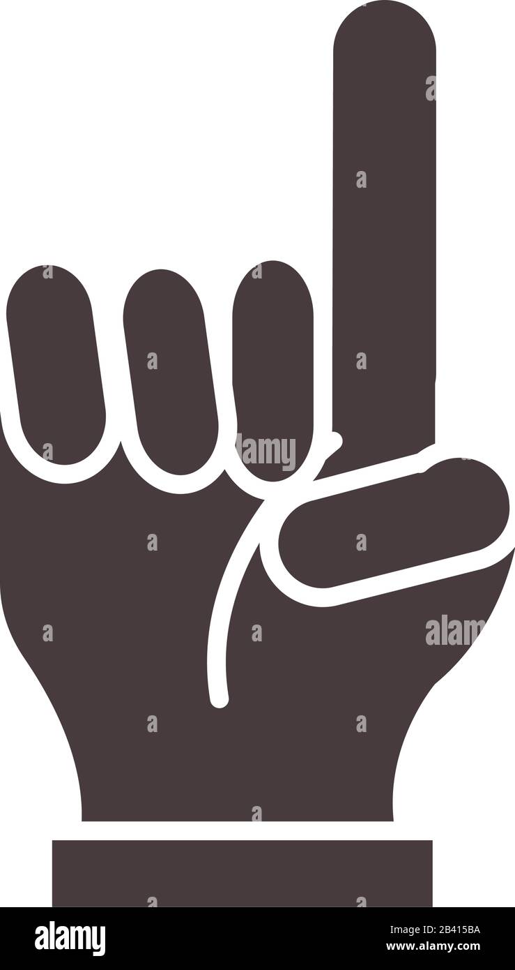 hand with index finger up ramadan arabic islamic celebration vector ...