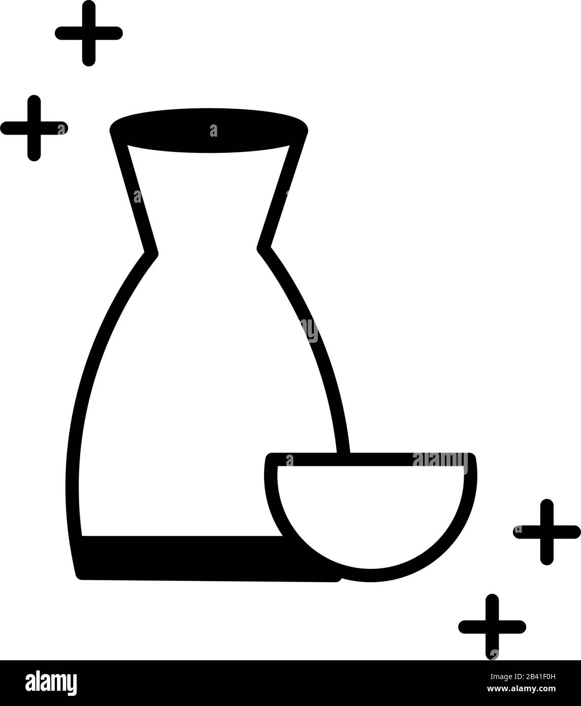 Japanese sake rice Stock Vector Images - Alamy