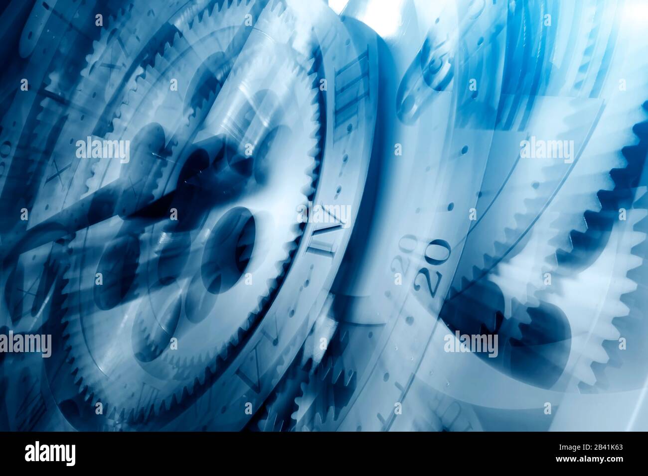 Rotating clock, close-up Stock Photo - Alamy