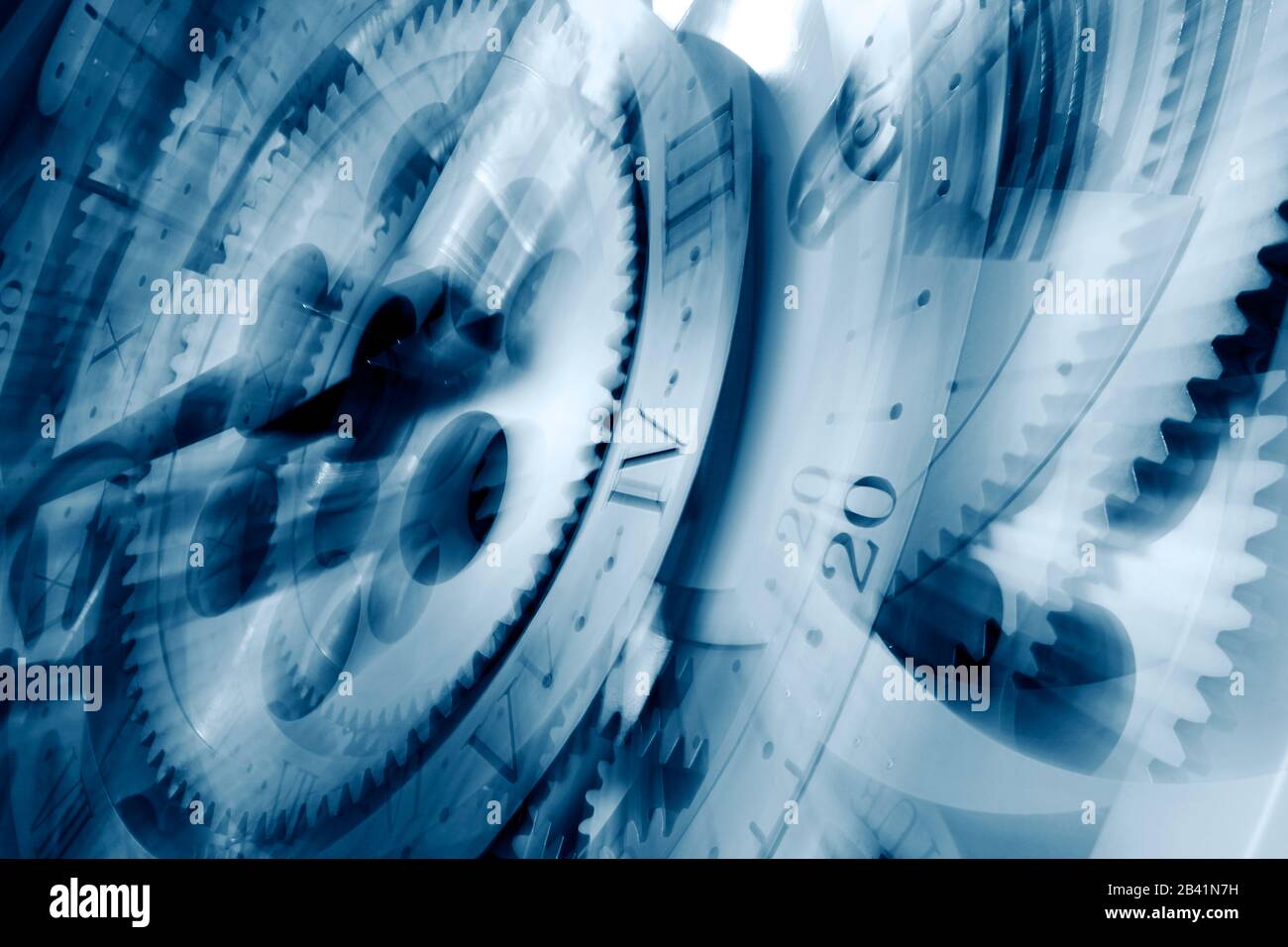 Rotating clock, close-up Stock Photo - Alamy