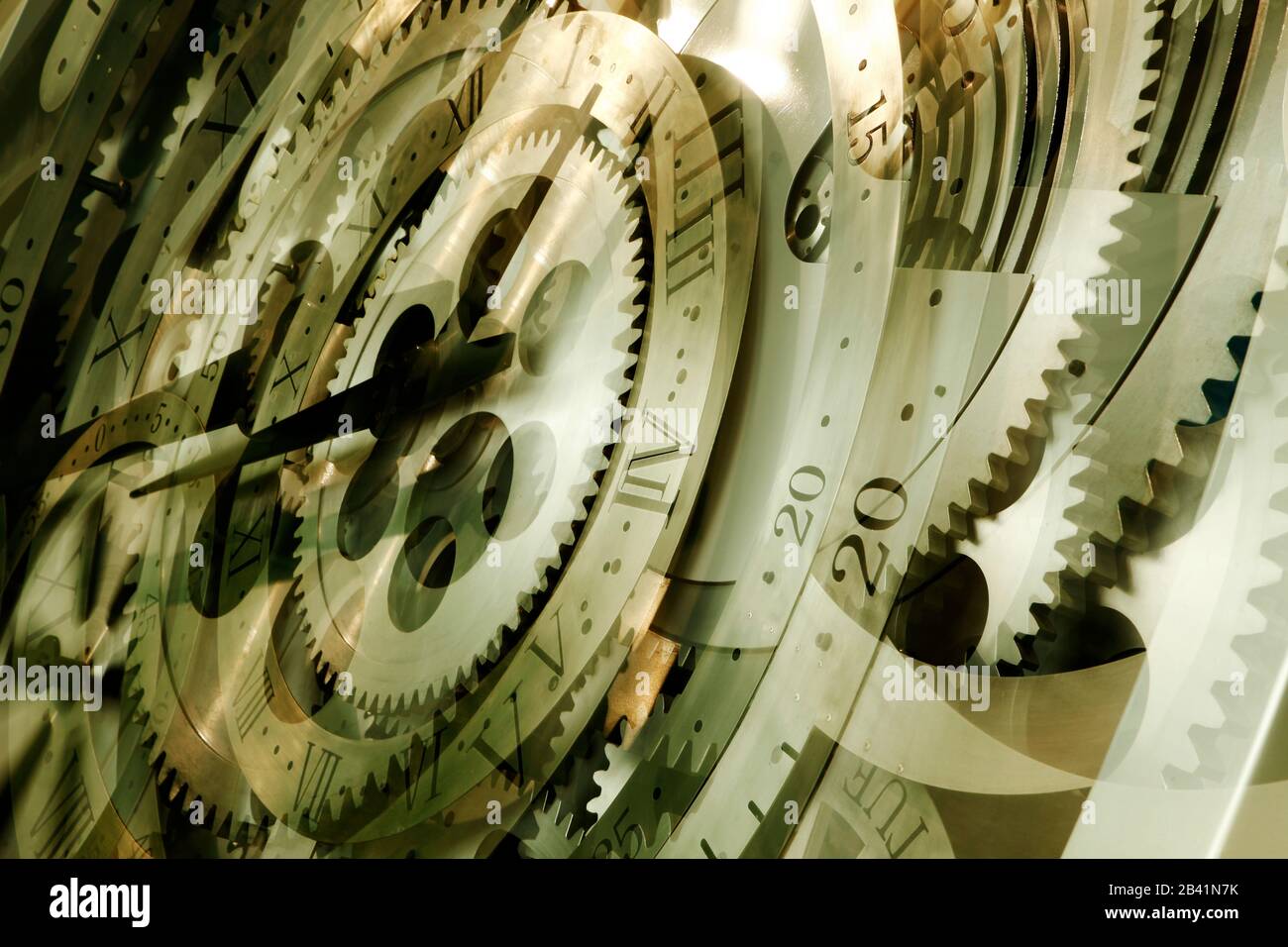 Rotating clock, close-up Stock Photo - Alamy