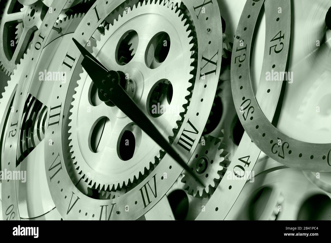 Rotating clock, close-up Stock Photo - Alamy
