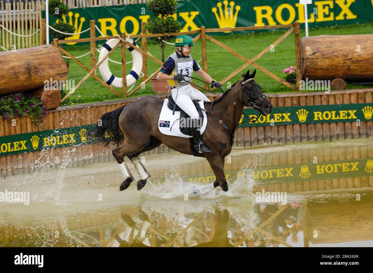 Sonja Johnson (AUS) riding Ringwould Jaguar - World Equestrian Games ...