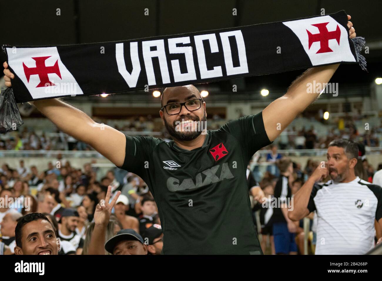 Rio De Janeiro, Brazil. 05th Mar, 2020. Supporter during Vasco x ABC ...