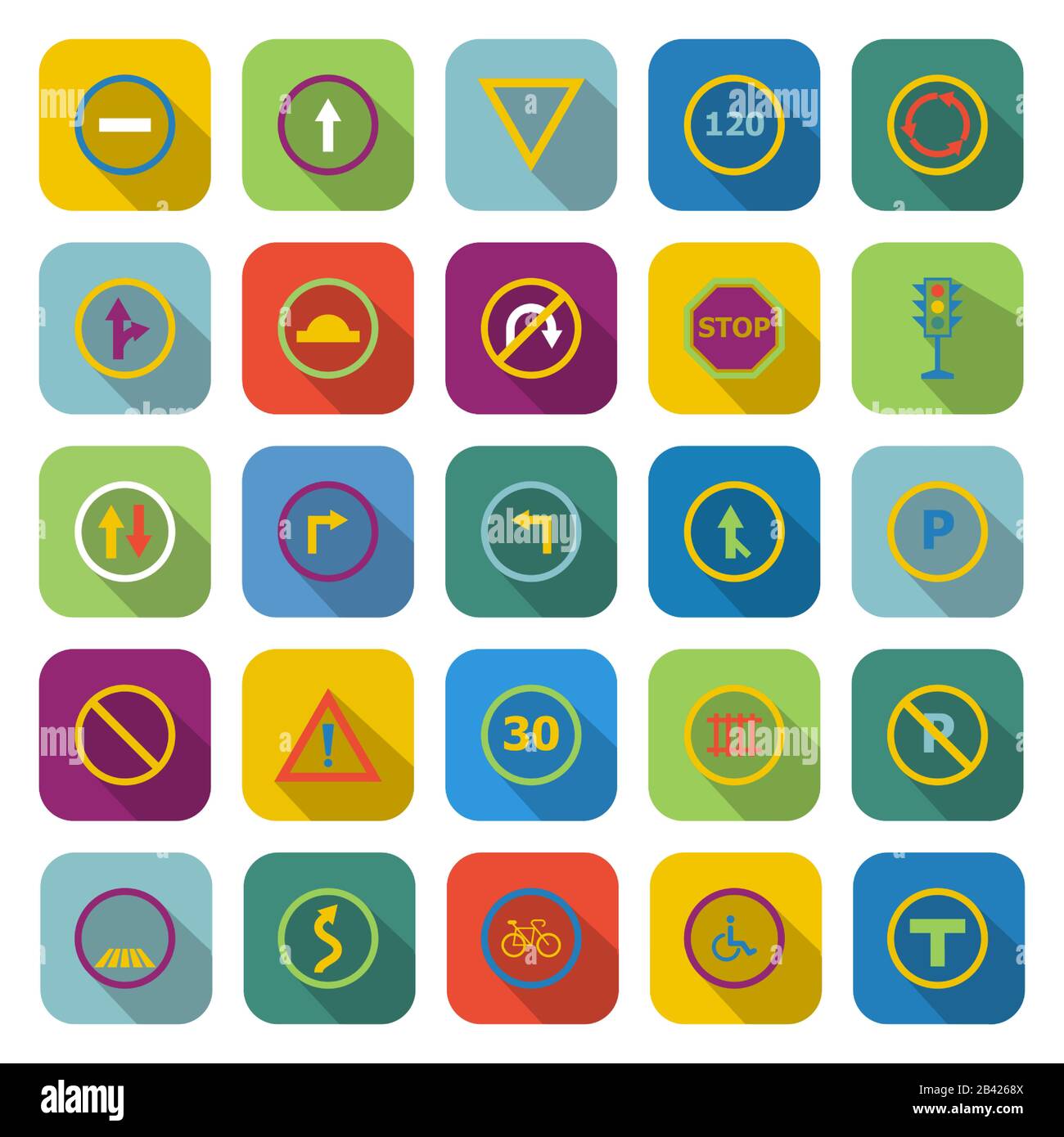 Long pedestrian bridge Stock Vector Images - Alamy