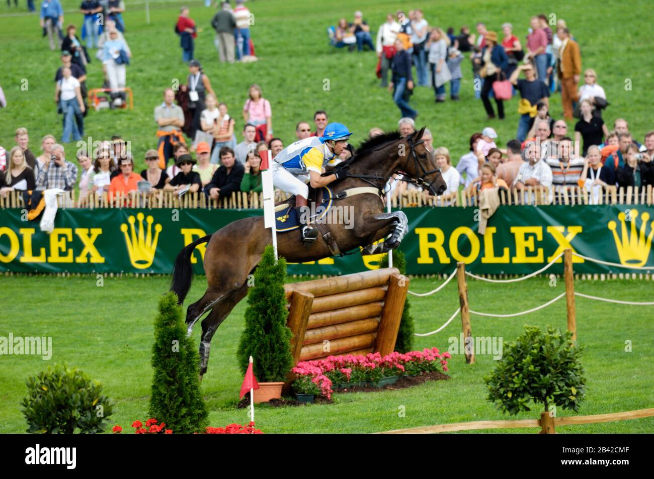 Dag Albert (SWE) riding Who's Blitz - World Equestrian Games, Aachen ...