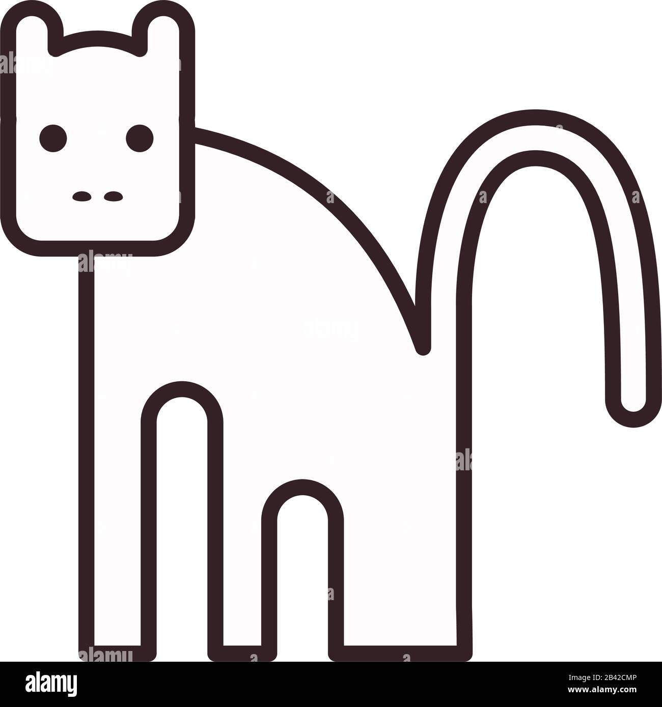 Cute monkey cartoon line style icon design, Animal zoo life nature ...