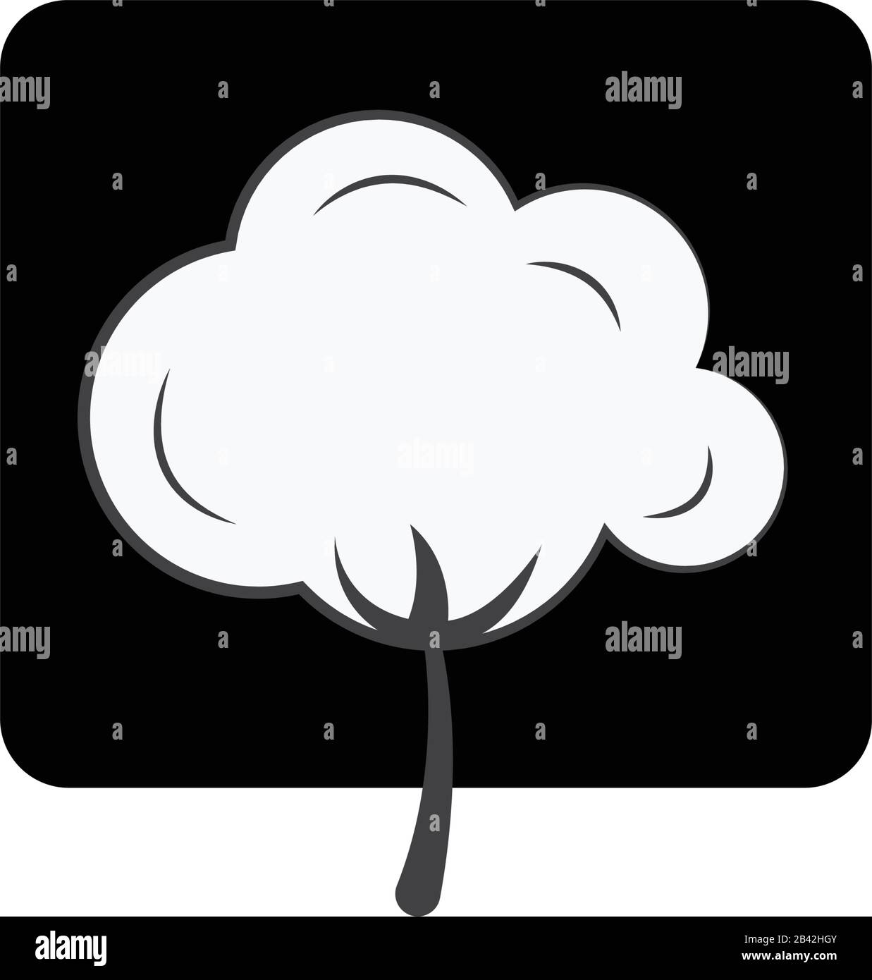 Cotton logo illustration vector design Stock Vector Image & Art - Alamy