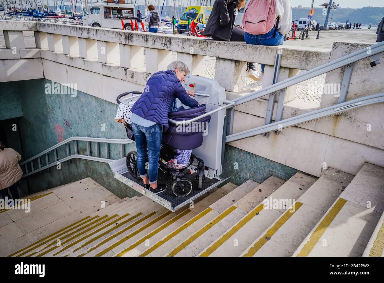 Stair lift hi-res stock photography and images - Alamy