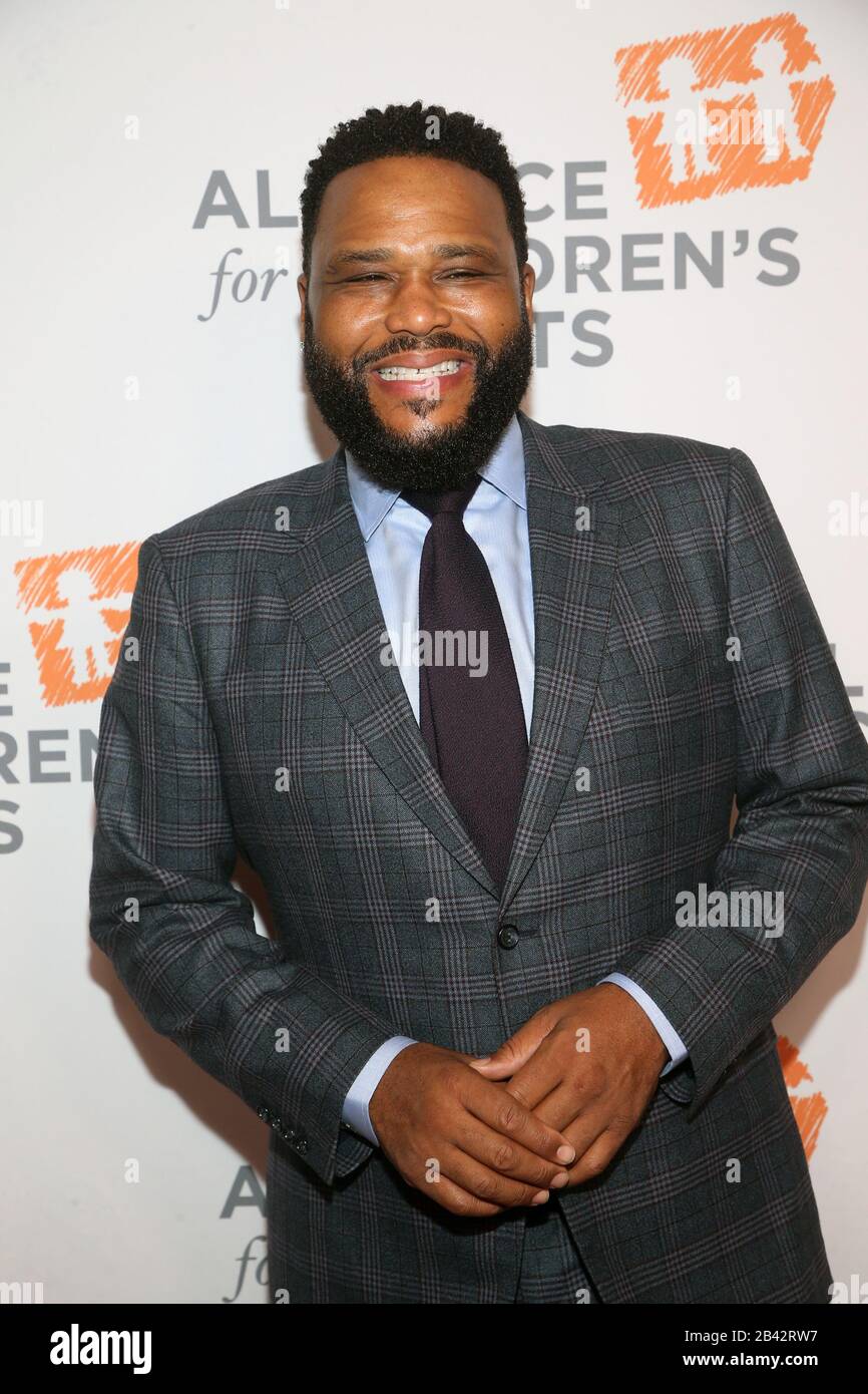 Beverly Hills, Ca. 5th Mar, 2020. Anthony Anderson at the Alliance for ...