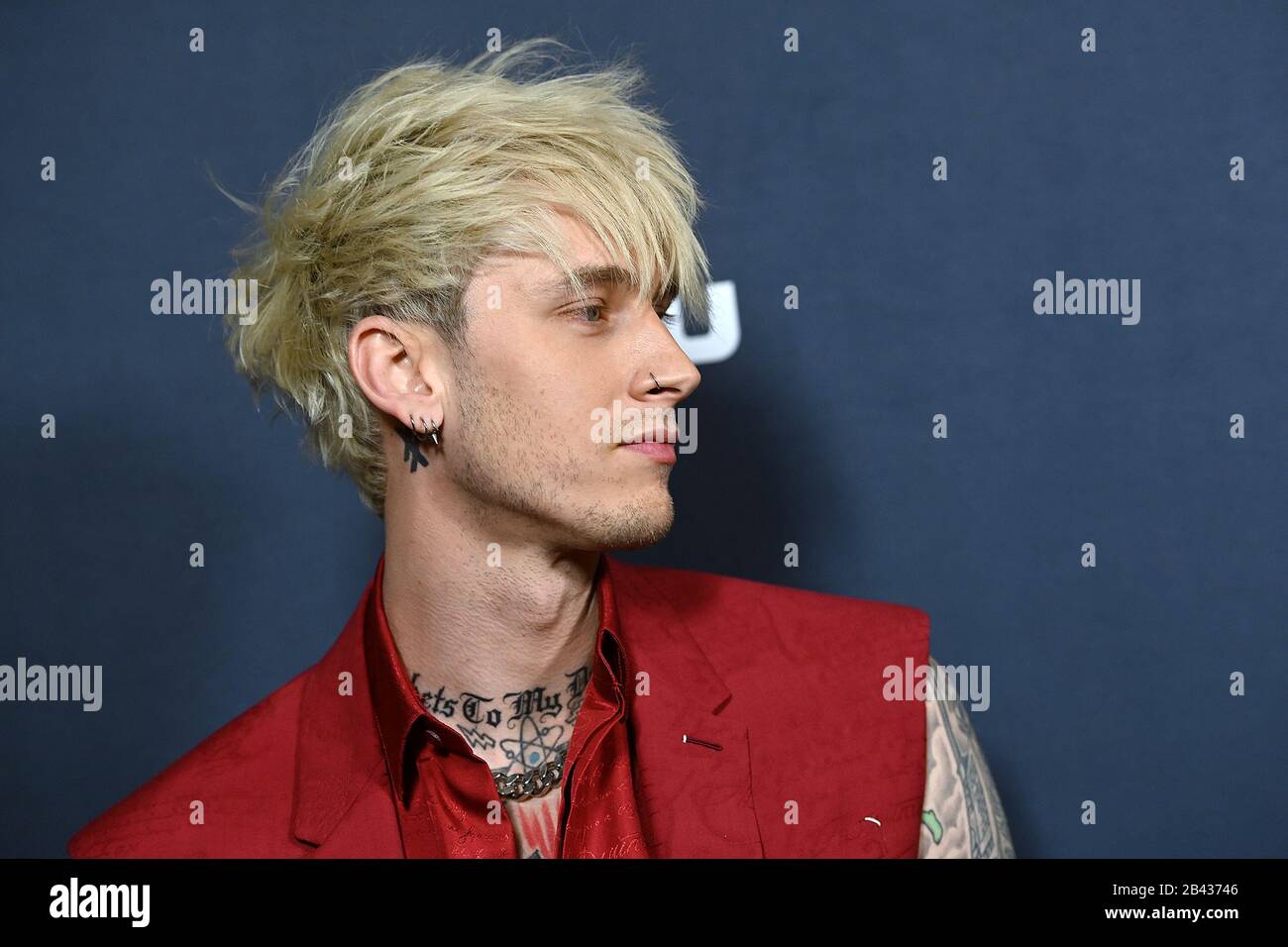 New York, USA. 05th Mar, 2020. Rapper Machine Gun Kelly (Colson Baker ...