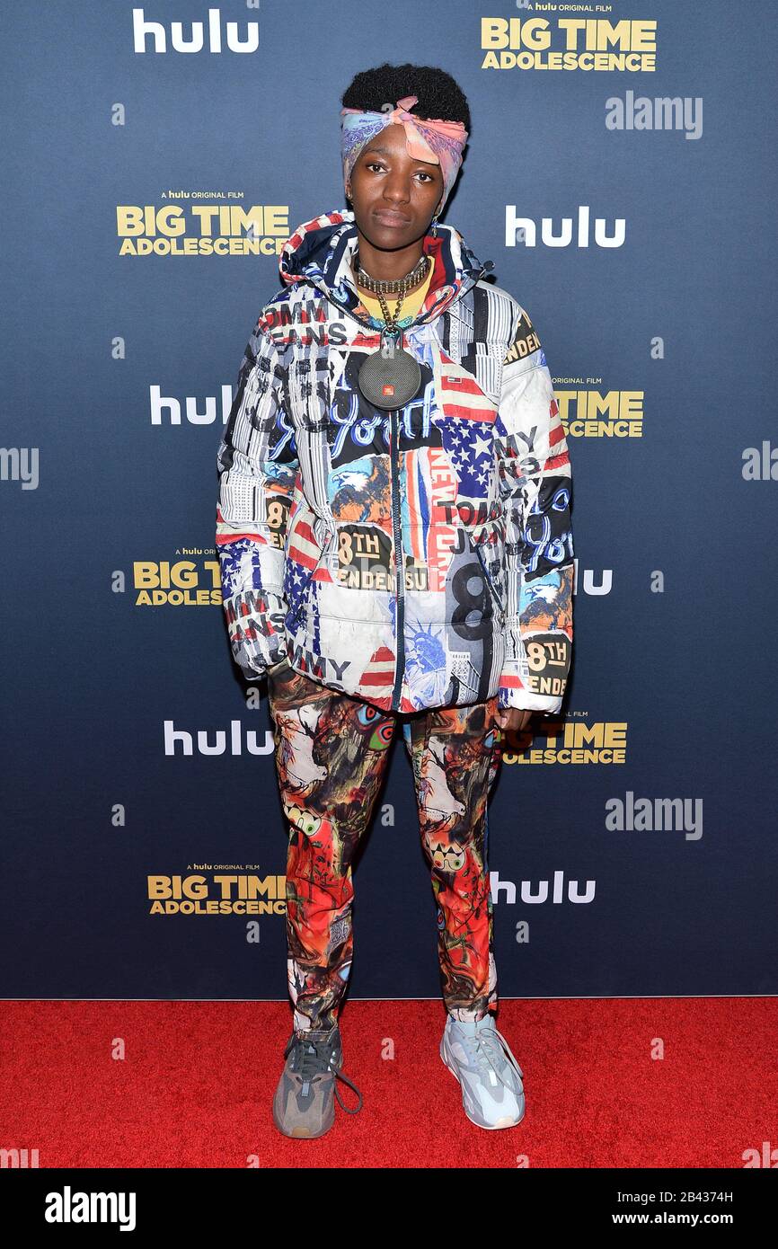 New York, USA. 05th Mar, 2020. Kabrina Adams attends the premiere of ...